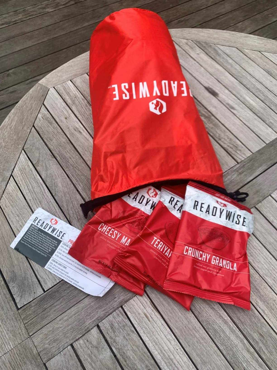 ReadyWise | Aliment de urgență | DryBag Grab and Go - 60 porții – Dryfood
